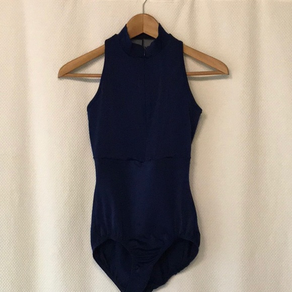 Body Wrappers | Other | Body Wrappers Tiler Peck Power Mesh Zip Leotard ...
